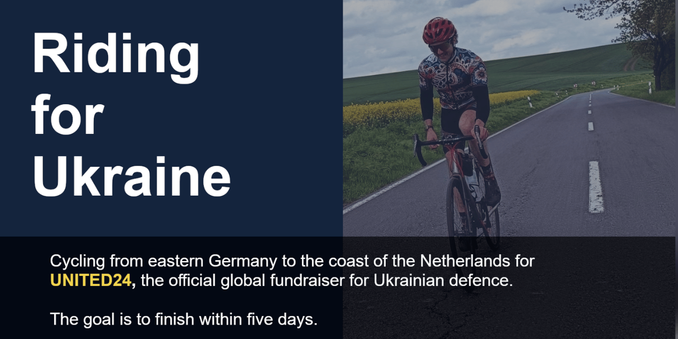 Fundraiser by Thomas Ullmann | Ride for Ukraine | Defence, Demining and ...