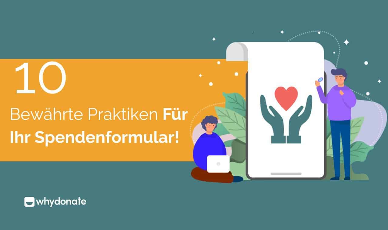 Online-Fundraising: 10 Best Practices Für Ihr Spendenformular